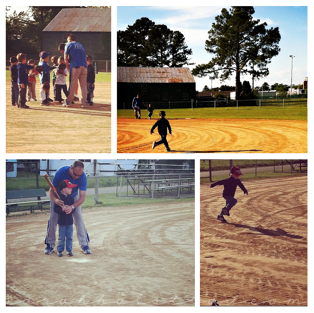 First T-Ball Practice - Sarah Halstead